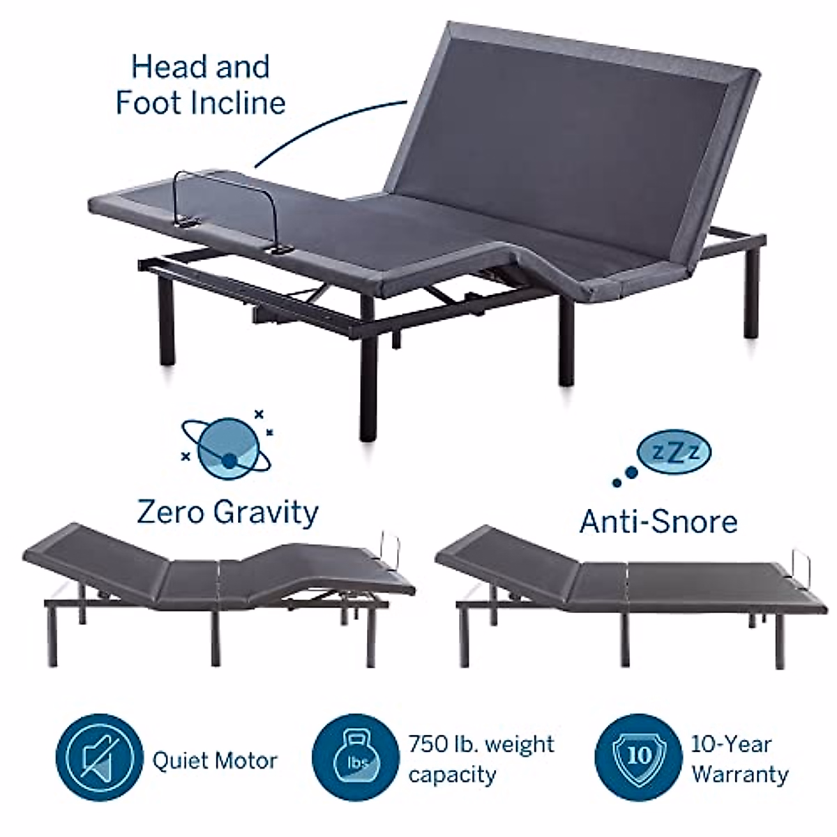 Lucid 12 Inch Queen Mattress – Medium Memory Foam Mattress – Bamboo Charcoal Foam – Gel Infused – Hypoallergenic – Bed-in-A-Box- CertiPUR-US Certified,White