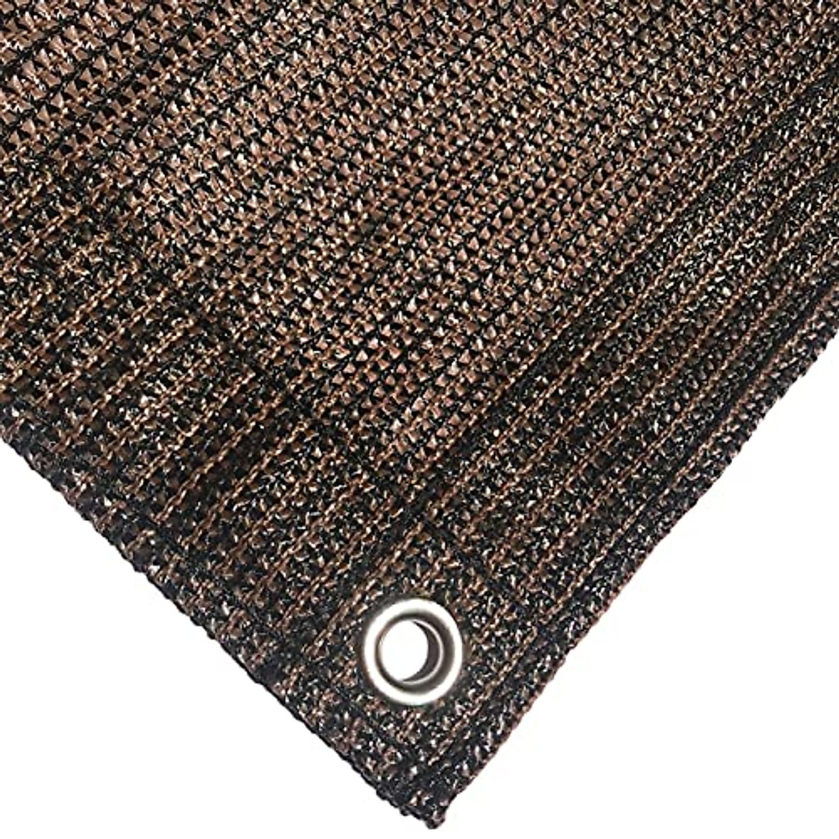 ALBN Balcony Privacy Screen Outdoor Windshield Anti-UV 90% Blockage with Eyelets and Rope for Balcony Fence Pergola (Color : Brown, Size : 90x300cm)