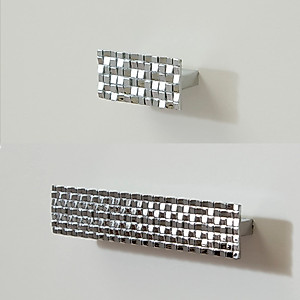 South Shore Tiara 6-Drawer Double Dresser, Pure White with Jewel-Like Handles