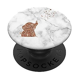 Baby Elephant Blush Confetti ~ Animal Design PopSockets PopGrip: Swappable Grip for Phones & Tablets