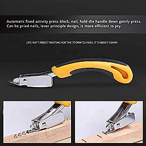 Staple Removers Heavy Duty Staple Remover, Staple Puller Tool Upholstery Construction Heavy Duty Staple Remover Tack Lifter Office Claw Tools Puller Removing