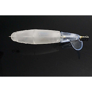 unpainted 14.5cm 32.06g Crawfish Crankbait Blanks Whopper Popper Swimbait Trout Spinnerbaits Topwater jerkbait Pike Walleye Perch Rotating Tail Swivel 130mm plopper