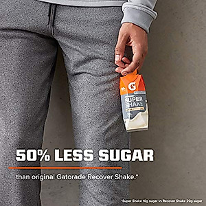 Gatorade Super Shake, Vanilla, 30g Protein, 11.6 Fl oz Carton, (Pack of 12)