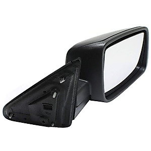 Kool Vue Passenger Side Non-Electric Mirror for Ram 1500 2013-2018 Manual Fold Without Signal Light, Blind Spot Light, Memory & Puddle Lamp Textured w/o Towing Package