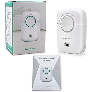 Plug-in Air Cleaning for Home, Ozone Removes Odor, Portable and Compact, for Bedroom, Office, Kitchen and Bathroom (White)