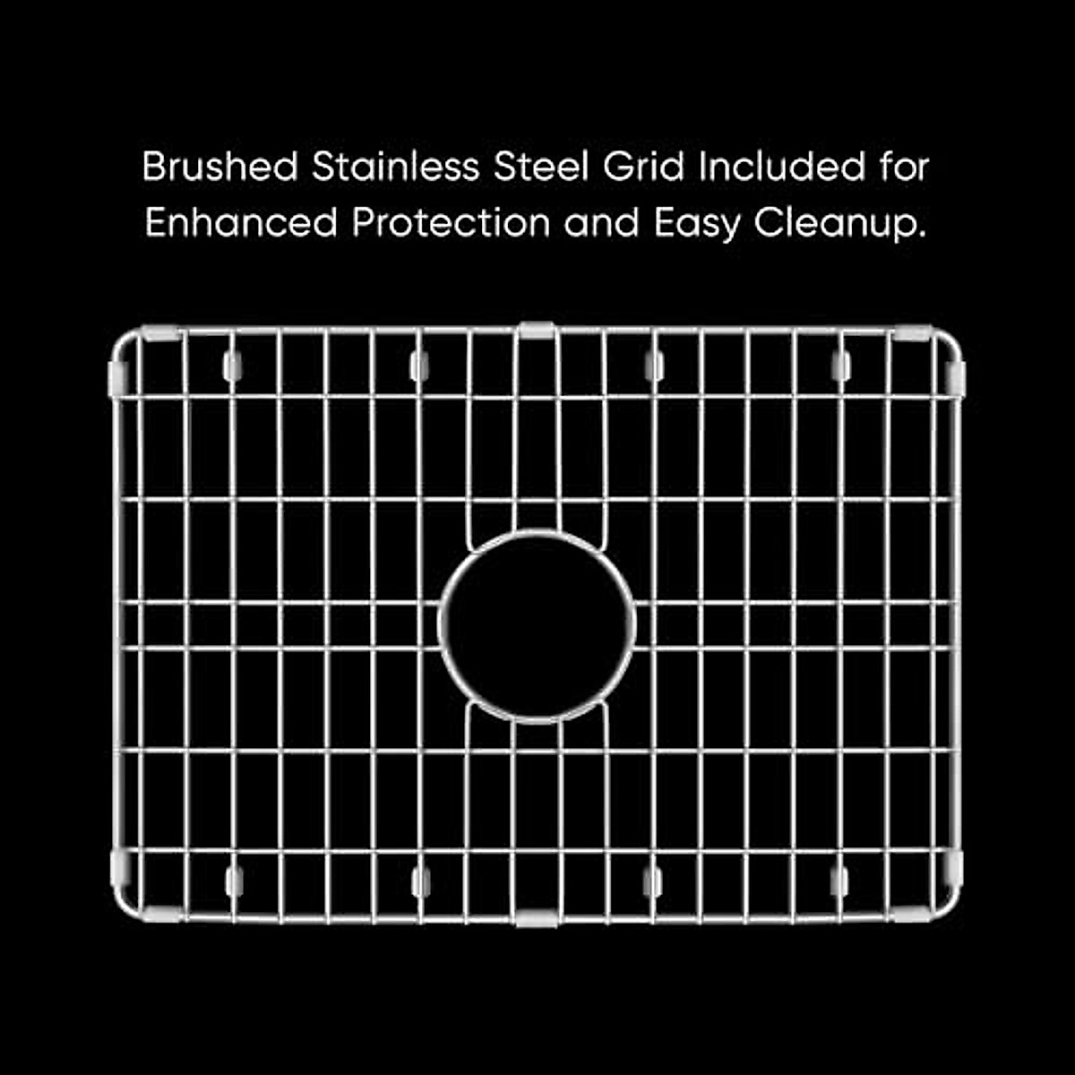 Whitehaus Collection Undermount/Drop-in Fireclay Kitchen Sinks, Stainless Steel Grid Included