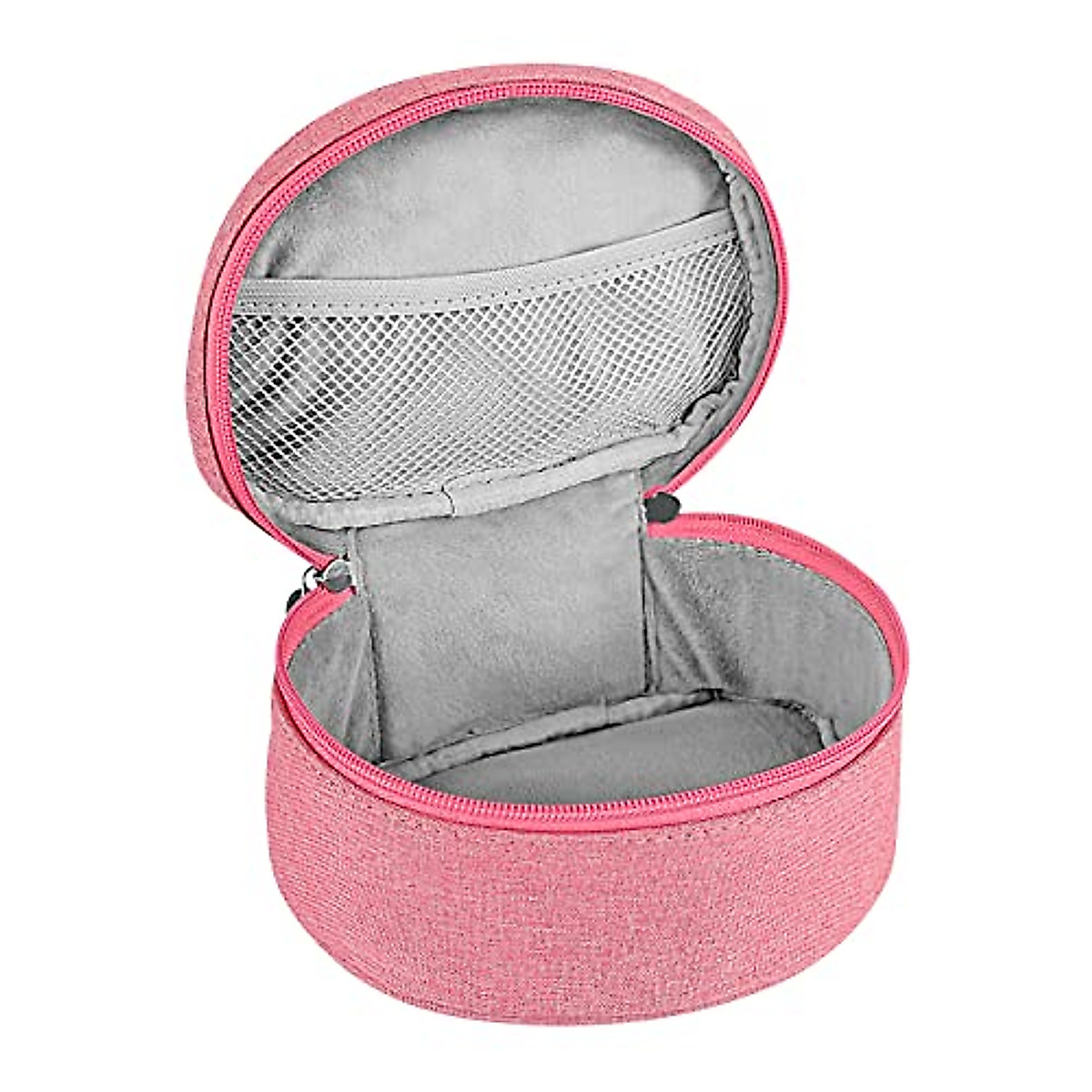 Geekria NOVA Headphone Pouch Compatible with Beats Studio Pro, Solo Pro, Studio, Studio 3, Solo 3 Case, Replacement Protective Travel Carrying Bag with Cable Storage (Pink)
