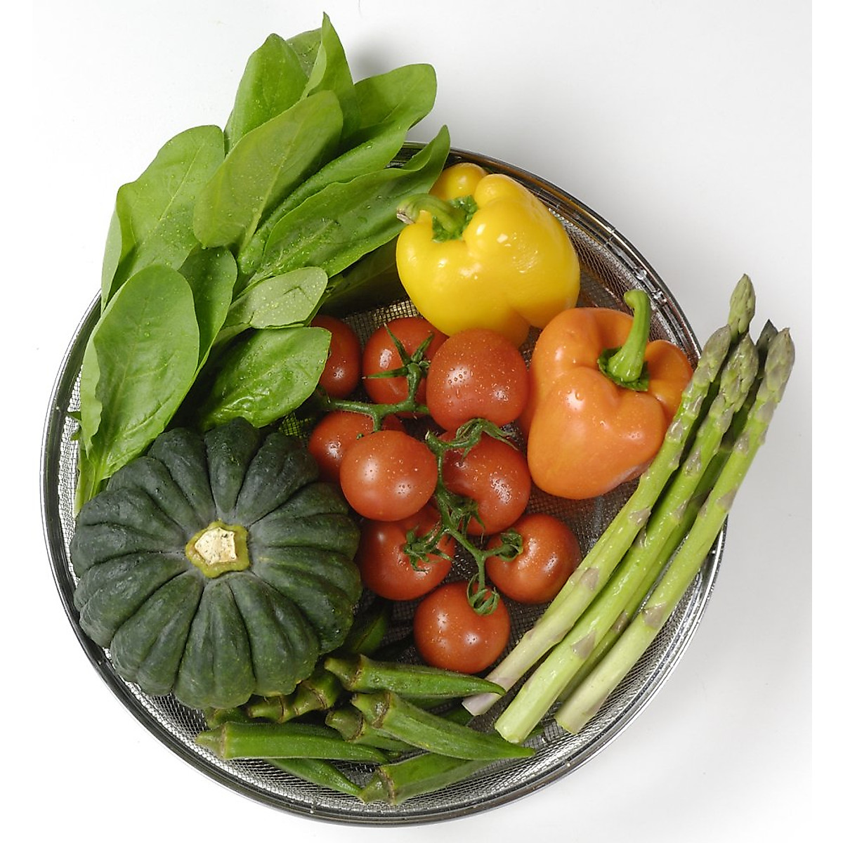 Yoshikawa SH6526 Esophageal Music Bon Colander & Tray Set, 11.8 inches (30 cm)