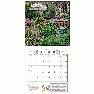Secret Garden Wall Calendar 2022: A year of photographs that transport you to a garden sanctuary.