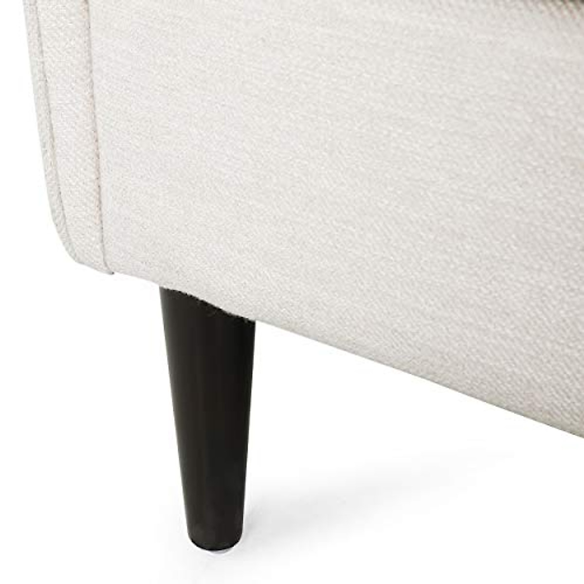 Christopher Knight Home Resaca 3 Seater Sofa, Beige + Dark Brown