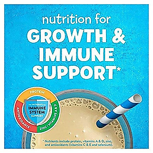 PediaSure Grow & Gain with Immune Support, Kids Protein Shake, 27 Vitamins and Minerals, 7g Protein, Helps Kids Catch Up On Growth, Non-GMO, Gluten-Free, Banana 8-fl-oz Bottle, 24 Count