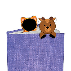 JOYIN 28 Packs Valentines Craft Scratch Cards Animal Bookmarks Set Valentines Day Craft Scartch Off Cards Set for Kids Valentine Art and Craft Party Supplies Classroom Gifts Valentine Bookmark Crafts