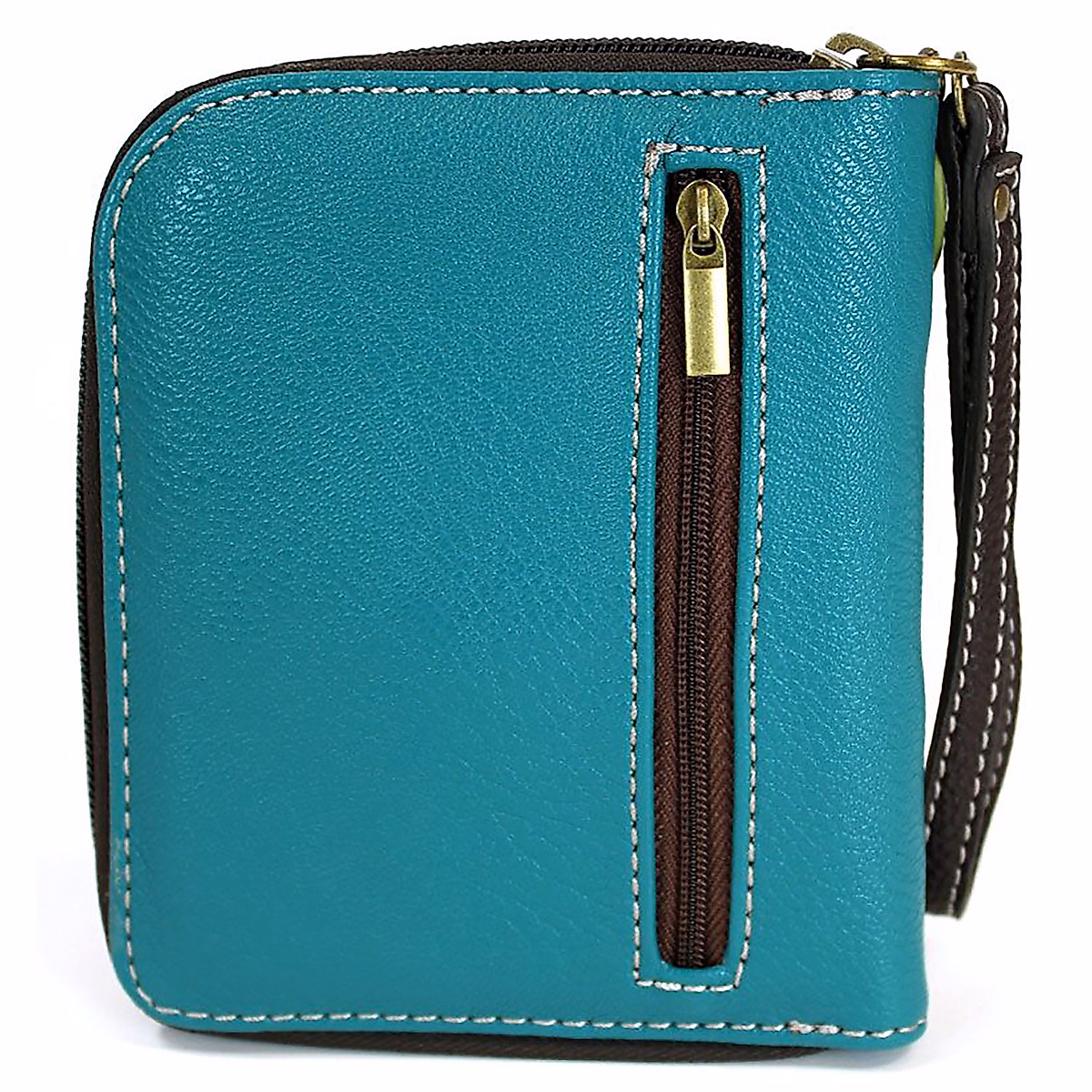 Chala Dragonfly Zip Around Wallet Wristlet - Vegan Leather