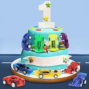 3 otters 24PCS Small Pull Back Cars for Kids, Mini Race Car Party Favors, Easter Egg Prefilled Basket Stuffers Filler and Classroom Prize Supplies