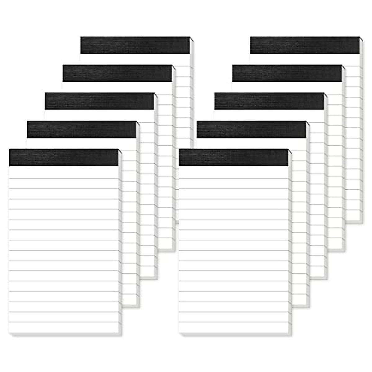 10 Pack Small Notepads Refills Memo Pads 3 x 5 Inch Lined Writing Note Pads with 30 Sheets Note Pad Paper in Each Pad Mini Pocket Notebook Refills for Taking Notes and Reminders Organization Planning
