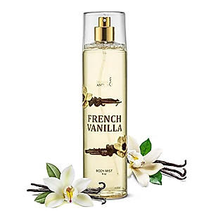 Home Spa Gift 8 oz. Fine Fragrance Body Mist Holiday Luxury Scented Body Spray for Women (French Vanilla)