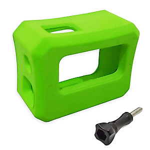 Floaty Case for GoPro - Green Float Housing Fit for GoPro Hero 7/6/5, Anti-Sink Camera Floater Cover Accessory for Water Sports Surfing Swimming Diving