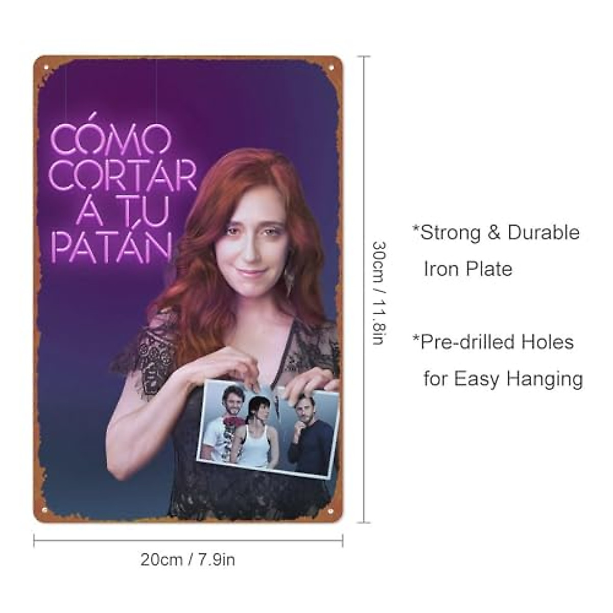 IEITB How to Break Up with Your Douchebag Tin logo retro poster restaurant wall decoration home door garden store bar coffee shop club logo gift 12 X 8 inches