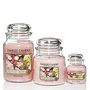 Yankee Candle 5038580004465 jar Small Fresh Cut Roses YSMFCR, one Size.