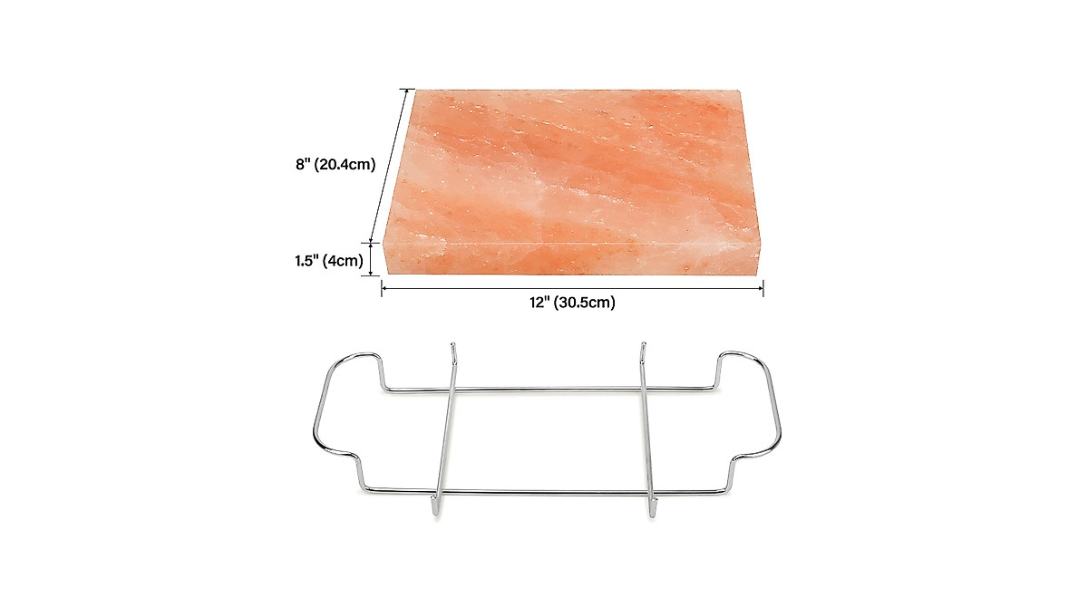 Onlyfire Himalayan Salt Block Cooking Plate - 12x8 inches