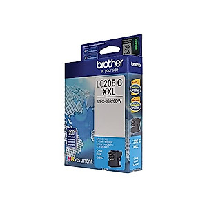 Brother LC20EC Super High Yield Cyan Ink Cartridge