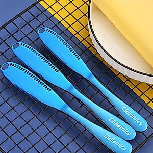 Chilamics Butter Knife Multifunctional Stainless Steel Butter Spreader for Bread Smear Butter, Jam, Peanut Butter, Blue
