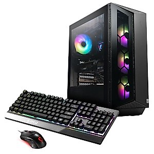 MSI Aegis RS (Tower) Gaming Desktop, Intel Core i7-11700K, GeForce RTX 3080, 16GB Memory, 1TB SSD + 2TB HDD, WiFi 6, Liquid Cooling, USB Type-C, VR-Ready, Windows 10 Home Adv. (11TE-089US)