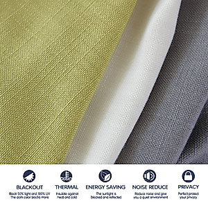 LANTIME Roman Shades Window Blinds, Elegant Made to Order Blackout White Fabric Window Roman Shades for Windows, Doors