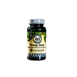 Silver Lining Herbs 20 Keep Cool Canine Calmer - Natural Herbal Dog Supplement - Supports Calming Anxious and Excitable Dogs - Helps Maintain Contentment and Relieve Stress - 90 Capsule Bottle