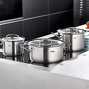 Fissler Original-Profi Collection Stainless Steel 2.7 Quart Rondeau with Metal Lid