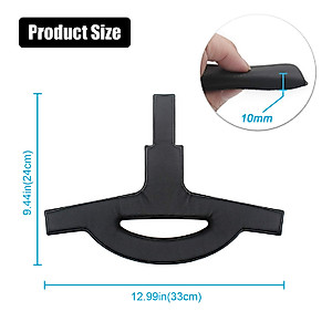AMVR PU Leather Sponge Cover Pad Head Strap Replacement Compatible for HTC Vive or Vive Pro Deluxe Audio Strap