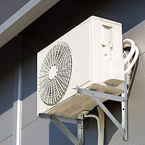 Mini Split Air Conditioner Wall Mounting Bracket, Heavy Duty Foldable Support Bracket for AC / Heat Pump Unit 9000-36000 BTU (1 Pair)