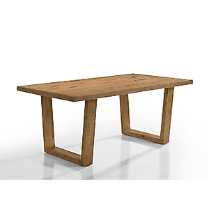 Dining Room Kitchen Table Chairs Set Model 3091 7pc Color Driftwood Complete Set 1 Table with 6 Chairs