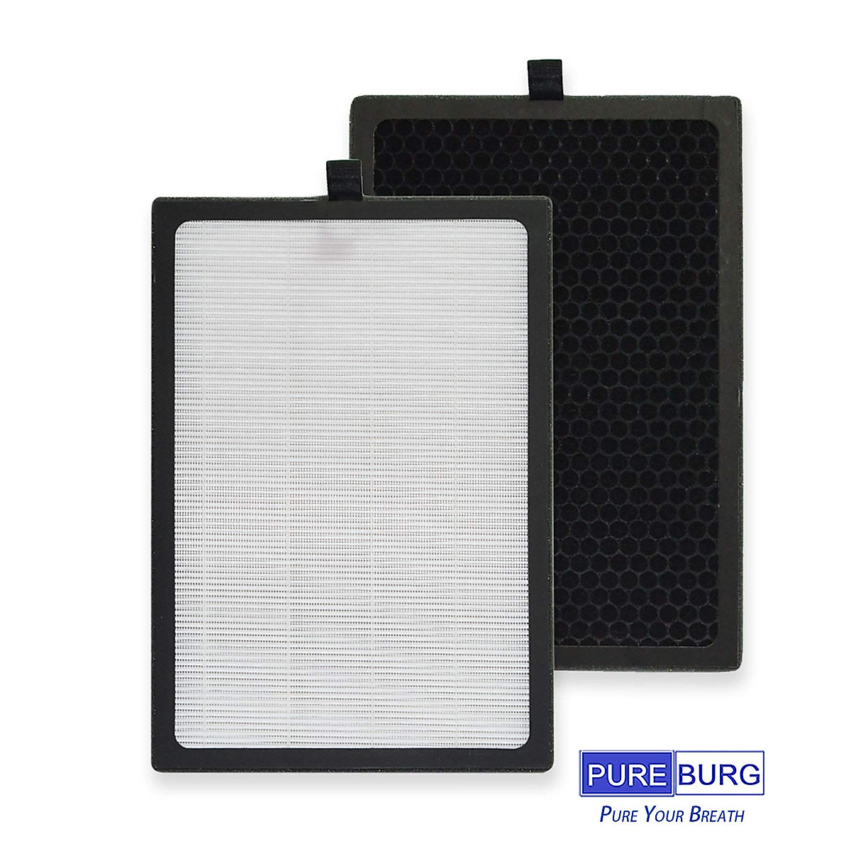 PUREBURG Replacement HEPA filter Set Compatible with Bluemyst Air Purifier,BA1180WK