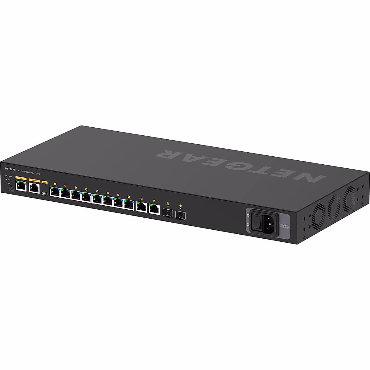 Netgear AV Line M4250-10G2XF-PoE+ 12-Port 240W Managed Switch