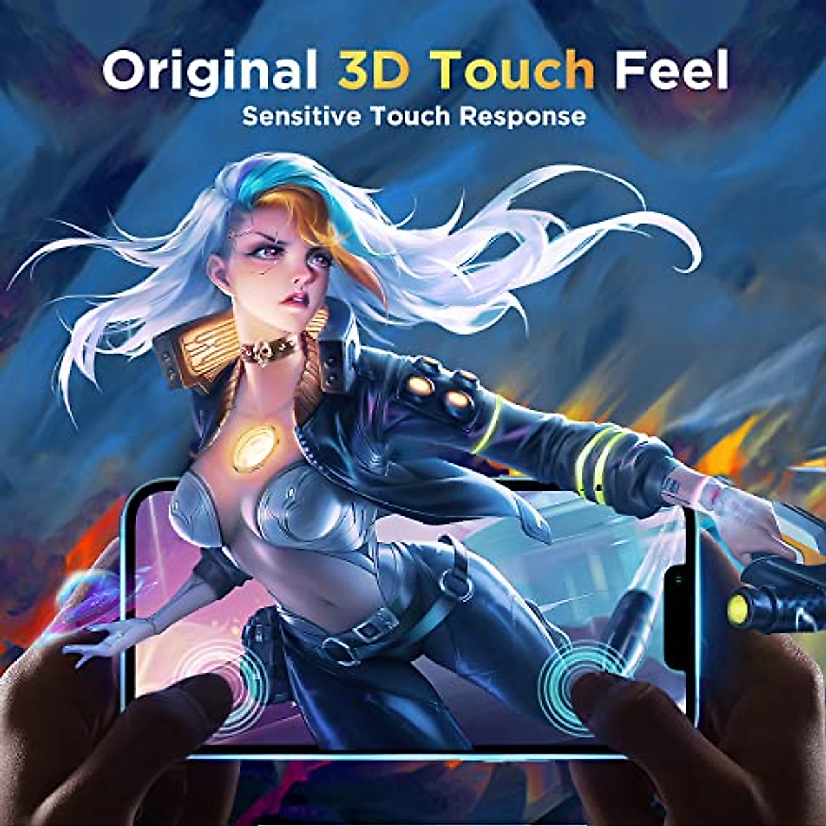 NatuBeau 3 Pack Screen Protector Compatible with iPhone 13 Pro with 3 Pack Camera Lens Protector, iPhone 13 Pro Screen Protector Tempered Glass, 6.1 inch, 9H Hardness, Scratch Resistant, Easy Installation