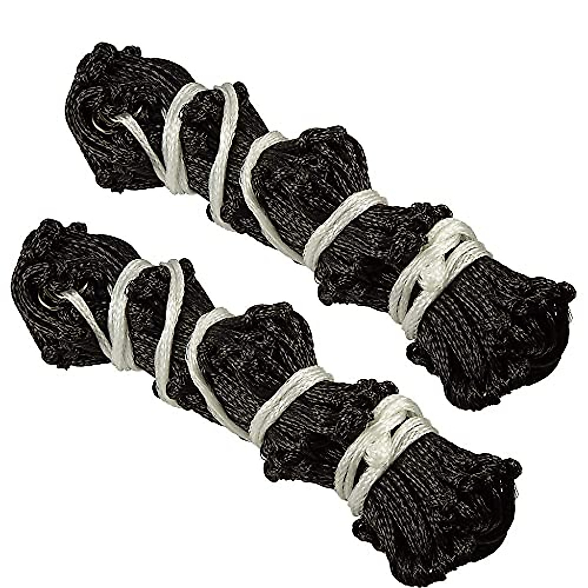 BLOOMOAK Hay Net for Horse, Black Hay Bag 40" Length and 4" Larger Holes with Metal Rings for Goat (1 PCS (40" Length & 4“ Hole)