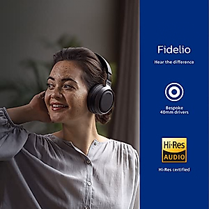 PHILIPS Fidelio L3 Flagship Over-Ear Wireless Headphones with Active Noise Cancellation Pro+ (ANC) and Bluetooth Multipoint Connection