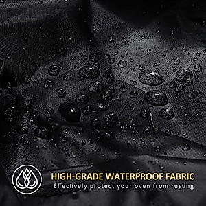 tonhui Pizza Oven Cover for Big Horn, Portable Oven Cover for Outdoor Pizza Oven Heavy Duty Waterproof Oxford Fabric Weather Resistant, Pizza Oven Accessories