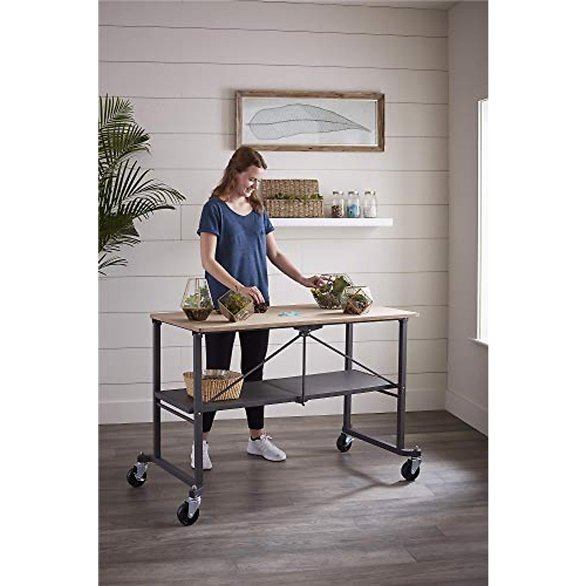 COSCO 66721DKG1E Folding Workbench and Table, Dark Gray