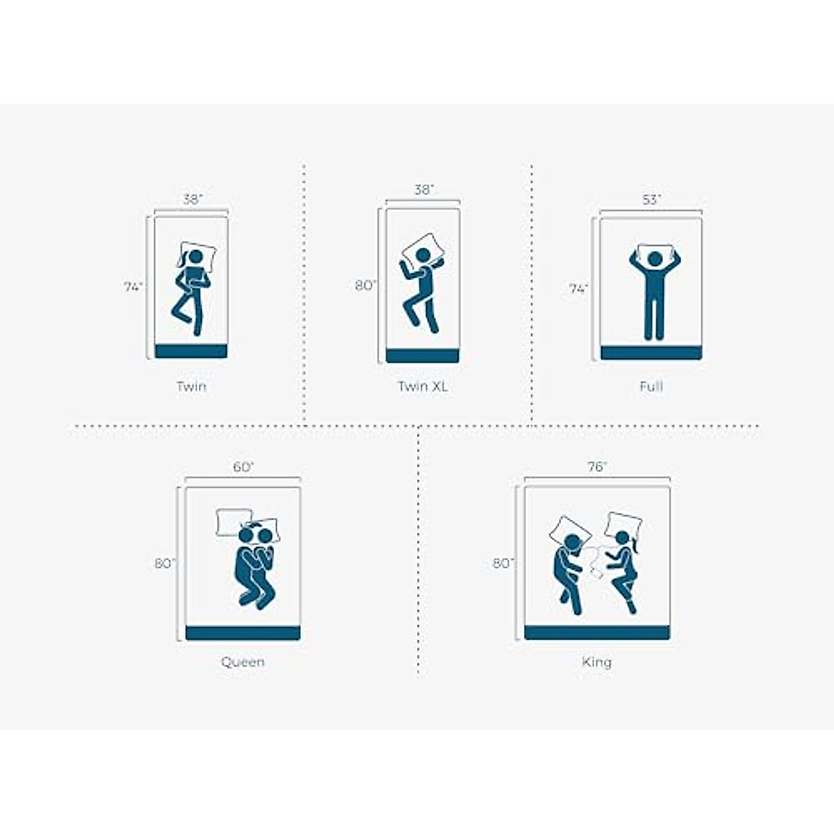 LINSY LIVING Twin Mattress Topper, Pillow Top Mattress Topper Twin with Extra Thick Down Alternative Quilted, Soft Breathable Mattress Pad Cover with 8"-12" Deep Pocket, Twin Size