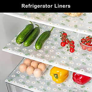 Cooyes Shelf Liner – Premium Cabinet Liner for Kitchen – Non-Slip Shelf Liners for Kitchen Cabinets – Waterproof Shelf Paper with Modern Pattern – Durable EVA Cabinet Liners