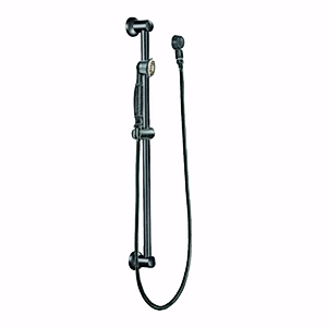Moen 3869PW Single Function Handshower with Slidebar, Pewter