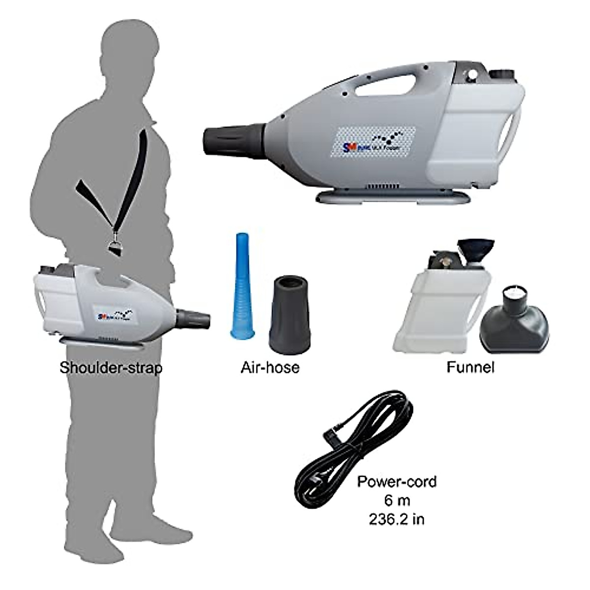 SM BURE Bure, Electronic ULV Machine with a Detachable Liquid-Tank Cold Fogger