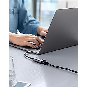 Anker USB C to Ethernet Adapter, PowerExpand USB C to Gigabit Ethernet Adapter, Aluminum Portable USB C Adapter for MacBook Pro, MacBook Air 2018 and Later, iPad Pro 2018 and Later, XPS