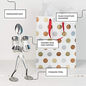 Forked Up Art S01 Spoon Salt and Pepper Stand Table Topper