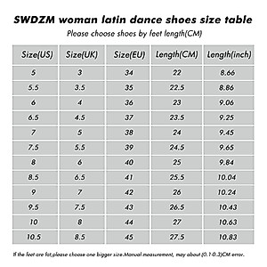 SWDZM Men&Women Ballroom Dance Shoes Lace-up Closed Toe Latin Modern Performance Dance Practice Teaching Shoes,902HC,Heel-1.97'',Black,6.5 US