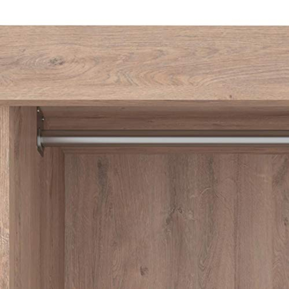 Bestar Pur Closet Organizer in Rustic Brown, 36W