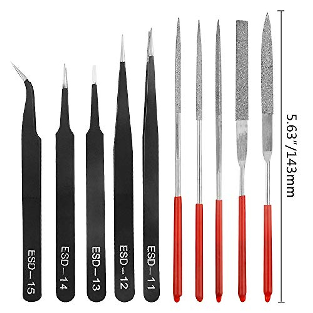 XINGYHENG 50Pcs Modeler Basic Tools Craft Set Compatible with Gundam Model Tools Kit Hobby Building Tools for Model Assemble Car Model Building Repairing and Fixing DIY Craft Kit