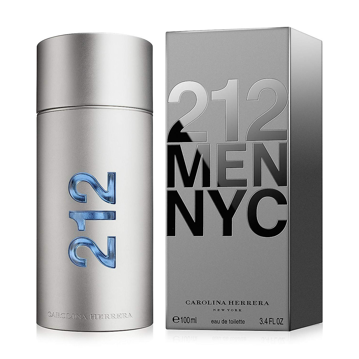 Carolina Herrera 212 MEN EDT SPRAY 100ML 3.4OZ NEW, grey, 126544